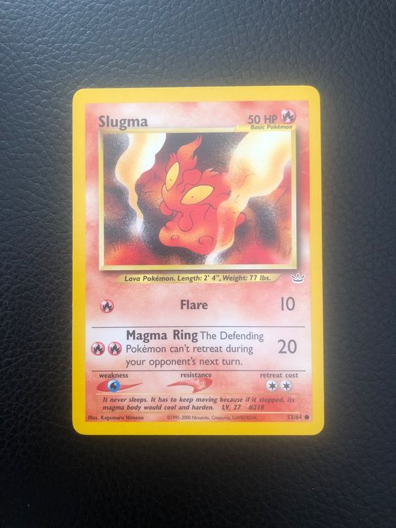 Neo Revelation Slugma 53/64 Ab 1 | Kaufen auf Ricardo