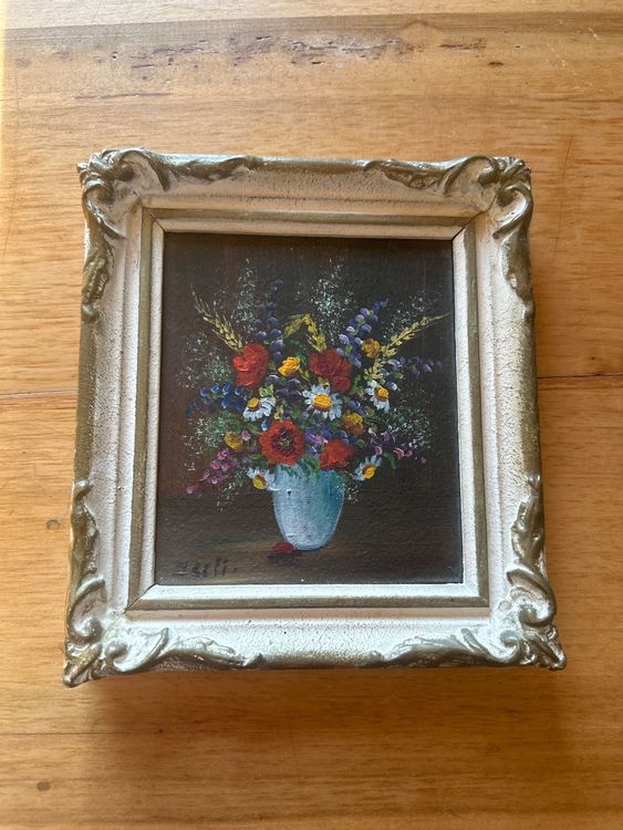 Blumen Ölgemälde Frühling Sommer💐Gerahmt Signiert (Gebraucht) in Frauenfeld für CHF 54 – nur ...