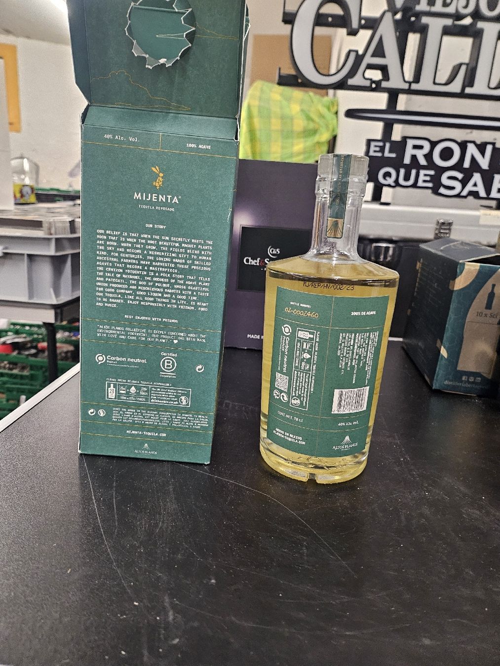 Mijenta Tequila Reposado, 70cl, ungeöffnet, Top Zustand! (Neu und ...