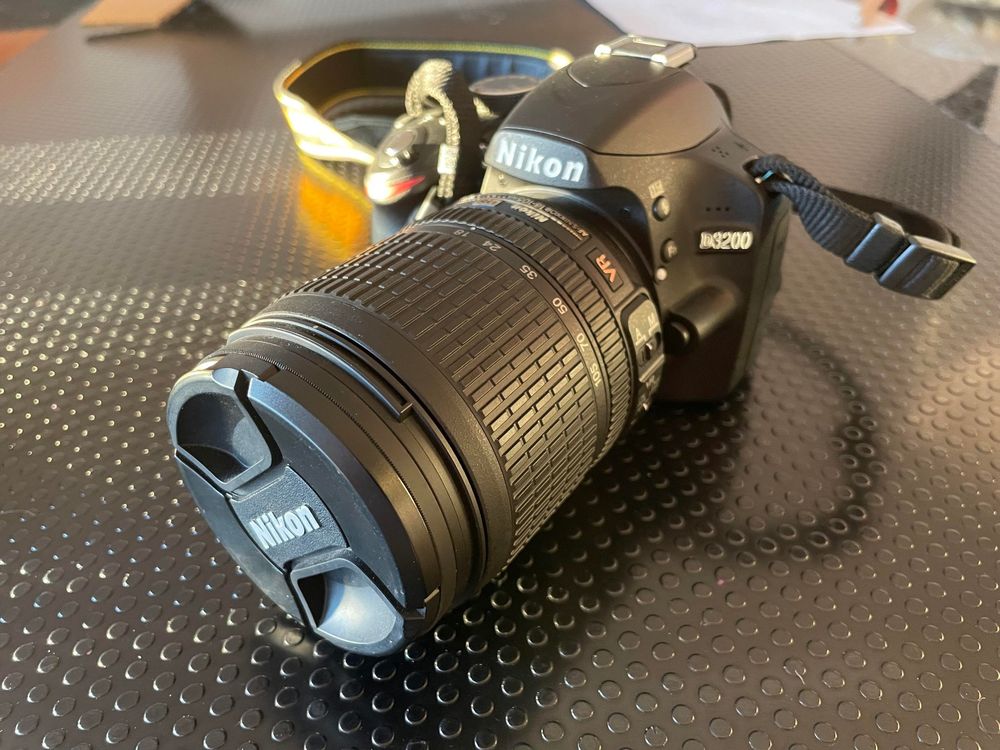 Nikon D3200 mit 18-105mm Objektiv, 32GB SD-Karte, Fototasche (Gebraucht) in Bassersdorf für CHF ...