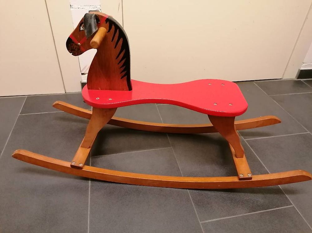 Luxus Altes Schaukelpferd Holz Bilder