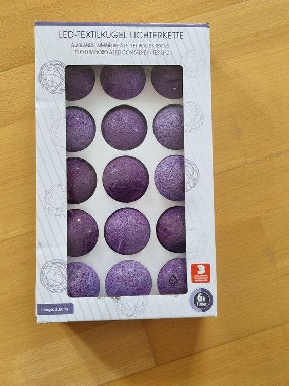 LED Textil-Lichterkette (Neu (gemäss Beschreibung)) in egliswil für CHF ...