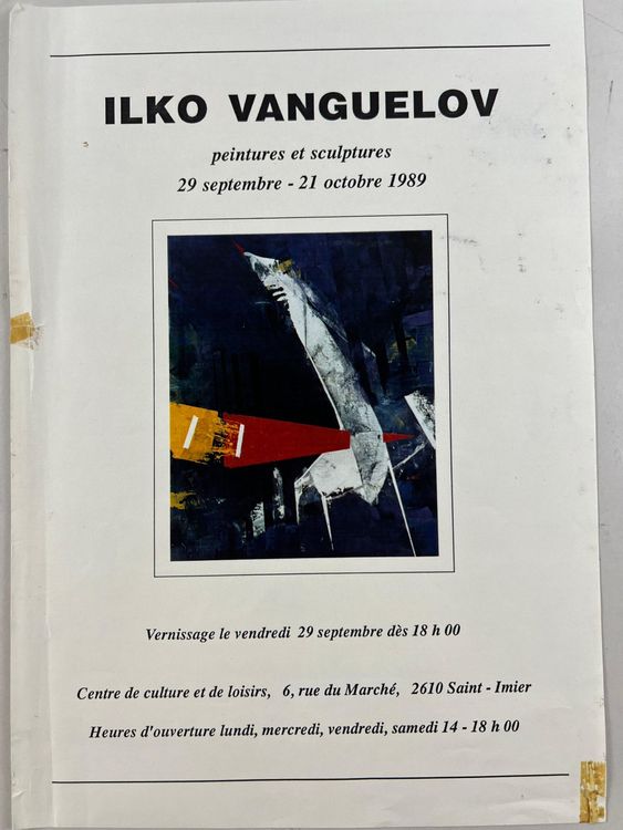 Ausstellungskatalog Ilko Vanguelov 1989 Malerei Skulptur . (Gebraucht ...
