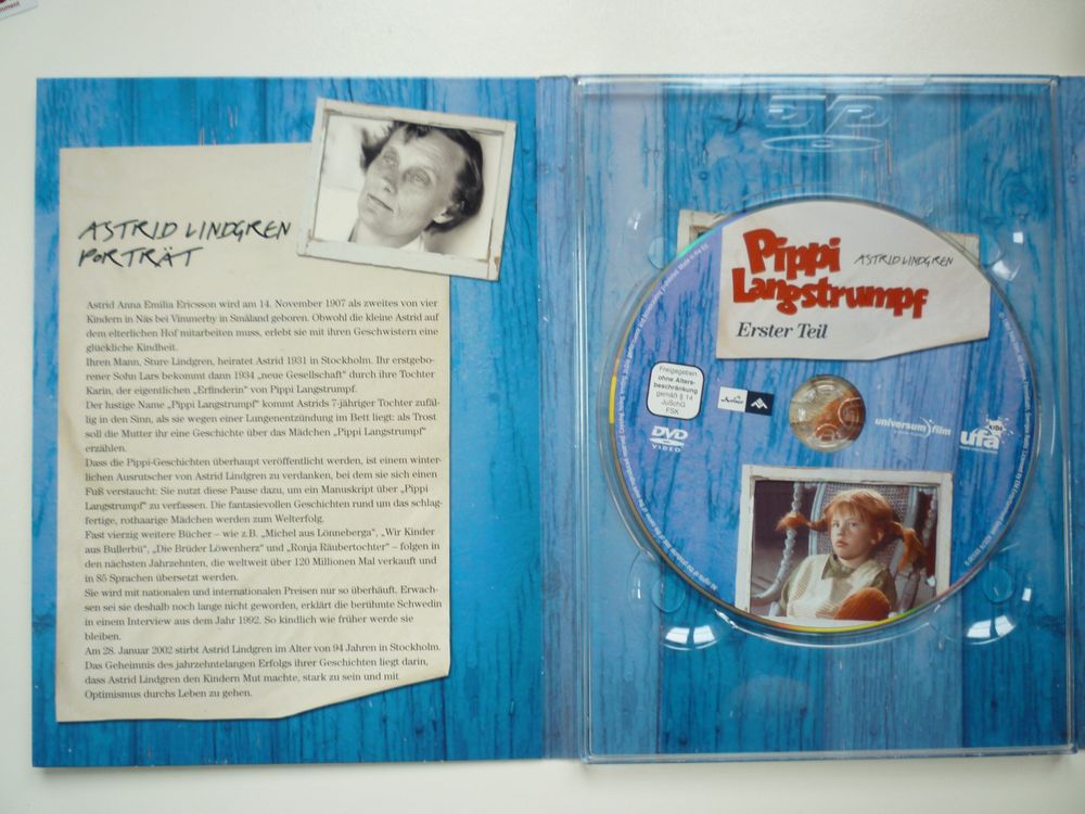 Pippi Langstrumpf Klassiker alle 4 Filme Astrid Lindgren (Gebraucht) in ...