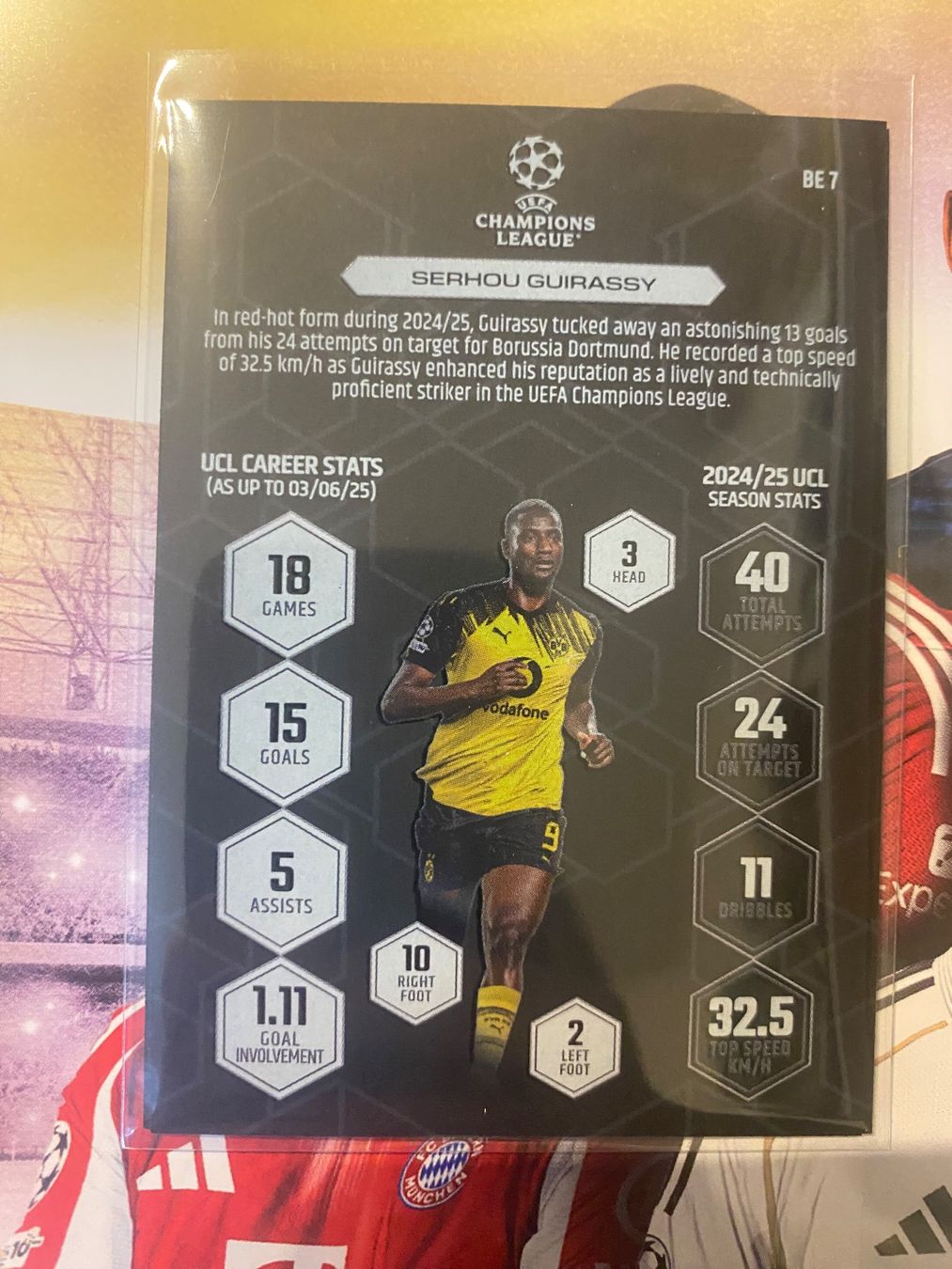 Topps Match Attax 25/26 Black Edge Guirassy BE7 (Neu (gemäss ...