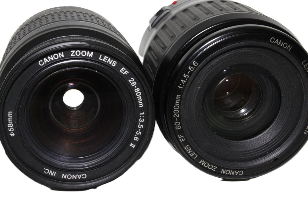 CANON EF 28-80 mm + CANON EF 80-200 mm (Gebraucht) in Allschwil für CHF ...