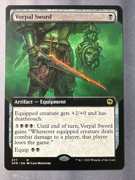Vorpal Sword Variant 377 Forgotten Realms Boosterfrisch (Neu (gemäss ...