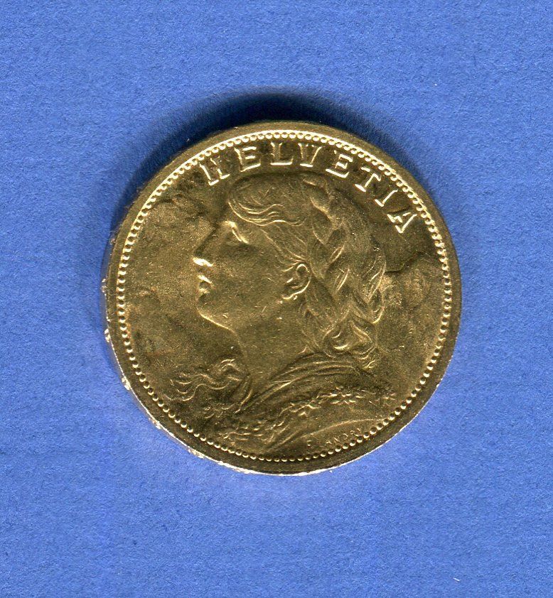 (15) 20 Fr. 1906 Vreneli Top Stgl Gold (Gebraucht) in Rüthi (Rheintal) für CHF 725 – mit ...