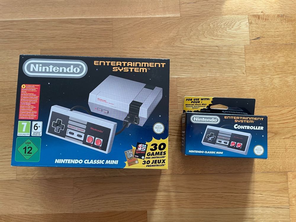 Nintendo NES Classic Mini & 2. Controller Neu & Ovp (Neu und originalverpackt) in Sisseln AG für ...