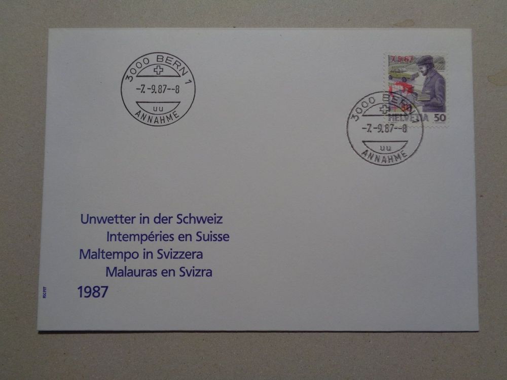 1987 Unwetter in der Schweiz (Neu (gemäss Beschreibung)) in Birsfelden für CHF 1 – mit Lieferung ...