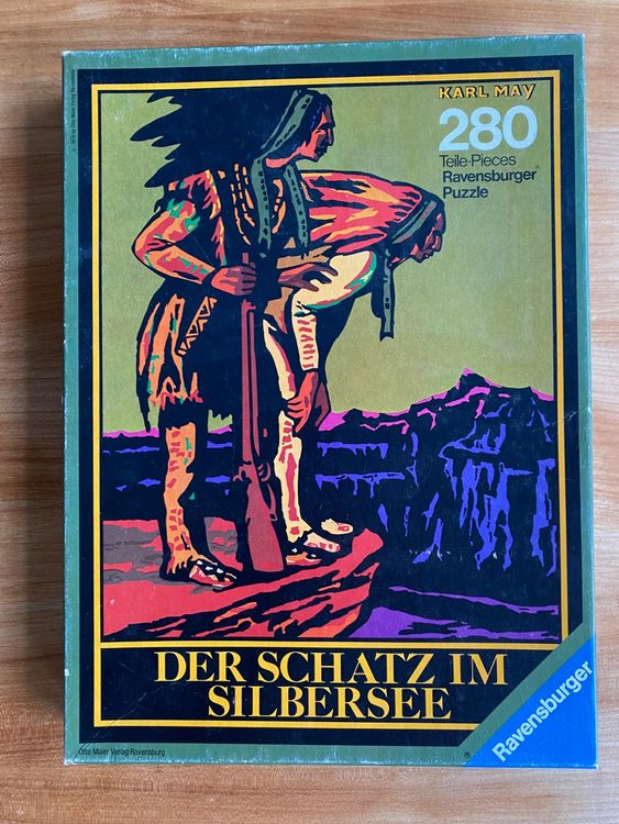 Ravensburger Puzzle, Karl May, Schatz im Silbersee von 1976 (Gebraucht ...