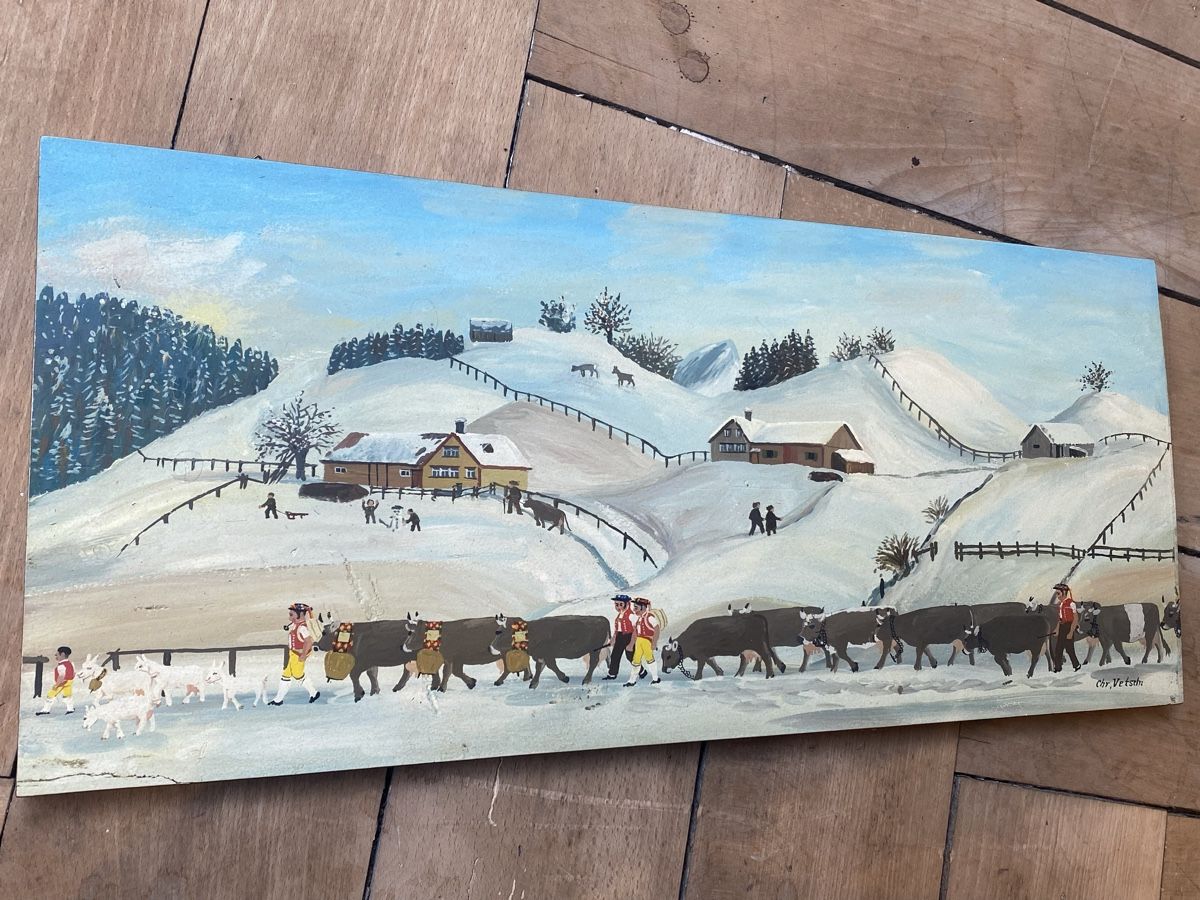 CHRISTIAN VETSCH CH „ ALPZUG IM WINTER“ 1968 (Gebraucht) in St. Gallen ...