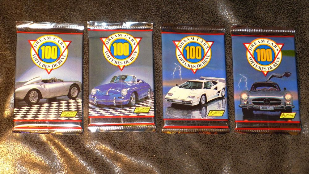 traumautos - dream cars - action panini 1991 (Neu und originalverpackt ...