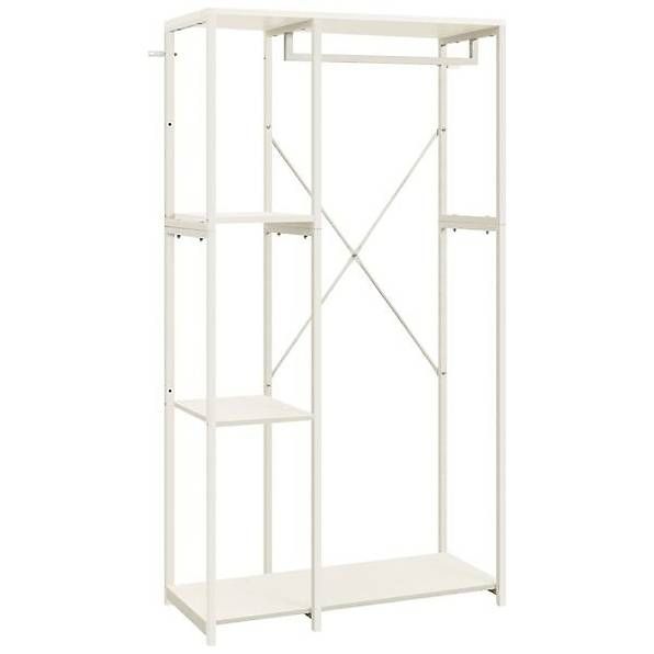White open wardrobe, ideal for organizing your belongings. (Gebraucht ...