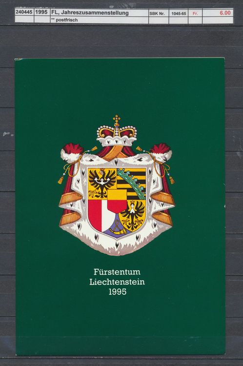 1995 Fürstentum Liechtenstein, Jahreszusammenstellung ** | Kaufen auf Ricardo