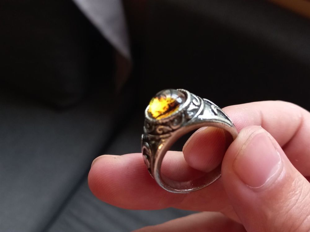 Ring Katzenauge Jahrgang - Bague oeil de chat Vintage GR 9 (Neu und originalverpackt) in ...