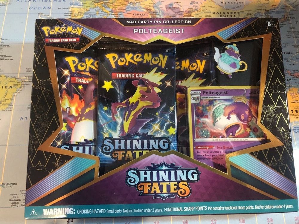Shining Fates Polteageist Pin Collection (Neu und originalverpackt) in ...