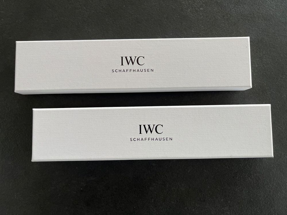 Original IWC strap boxes / duopack (Neu (gemäss Beschreibung)) in ...