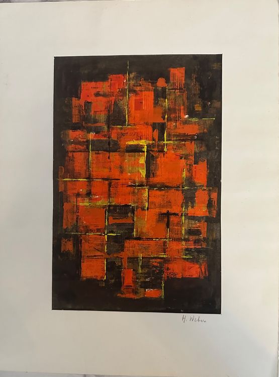 Hugo Weber Abstrakte Gemälde | Kaufen auf Ricardo