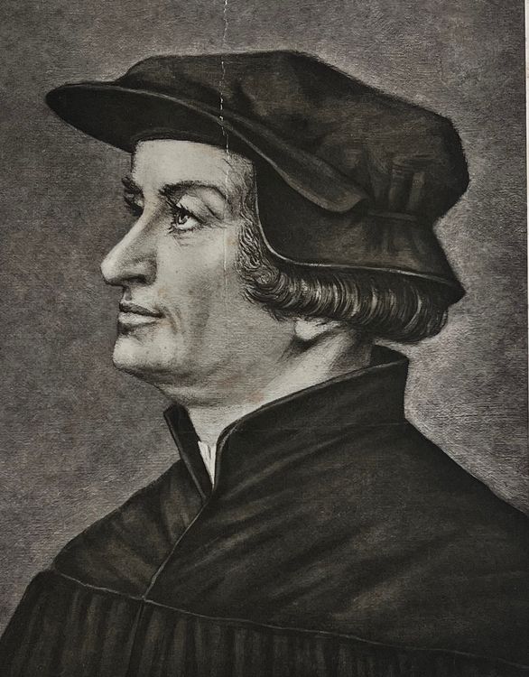 Huldrych Zwingli Radierung Handsigniert | Kaufen auf Ricardo