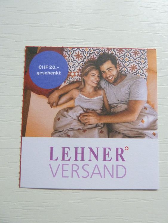 LEHNER-VERSAND / Gutschein Fr. 20.-- ab Einkauf von Fr. 99.- (Neu (gemäss Beschreibung)) in ...