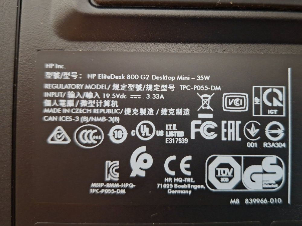 HP EliteDesk 800 G2 Mini PC - Kompakter Desktop! (Gebraucht) in Basel ...