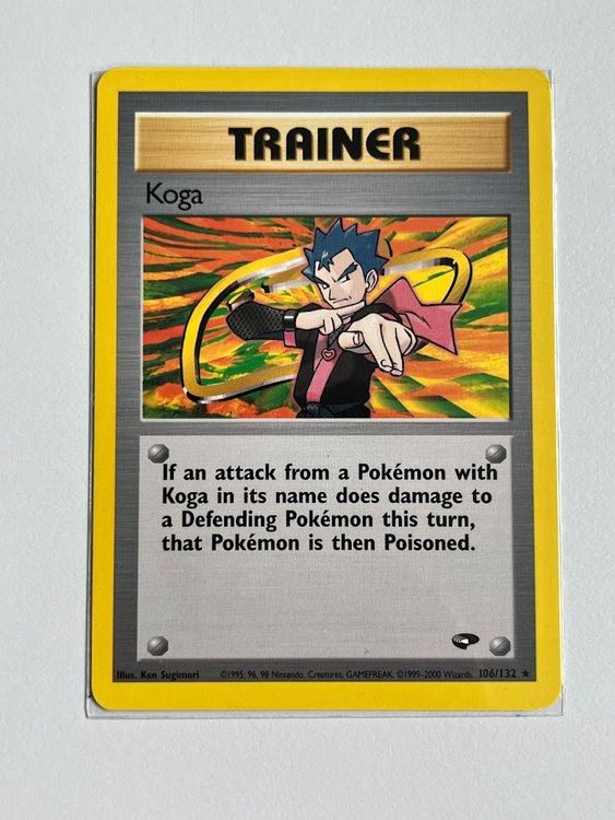 Pokemon Gym Set Koga 106/132 (Gebraucht) in schaan für CHF 2 – mit ...