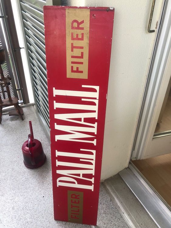 Schild Pall Mall Filter Alt | Kaufen auf Ricardo