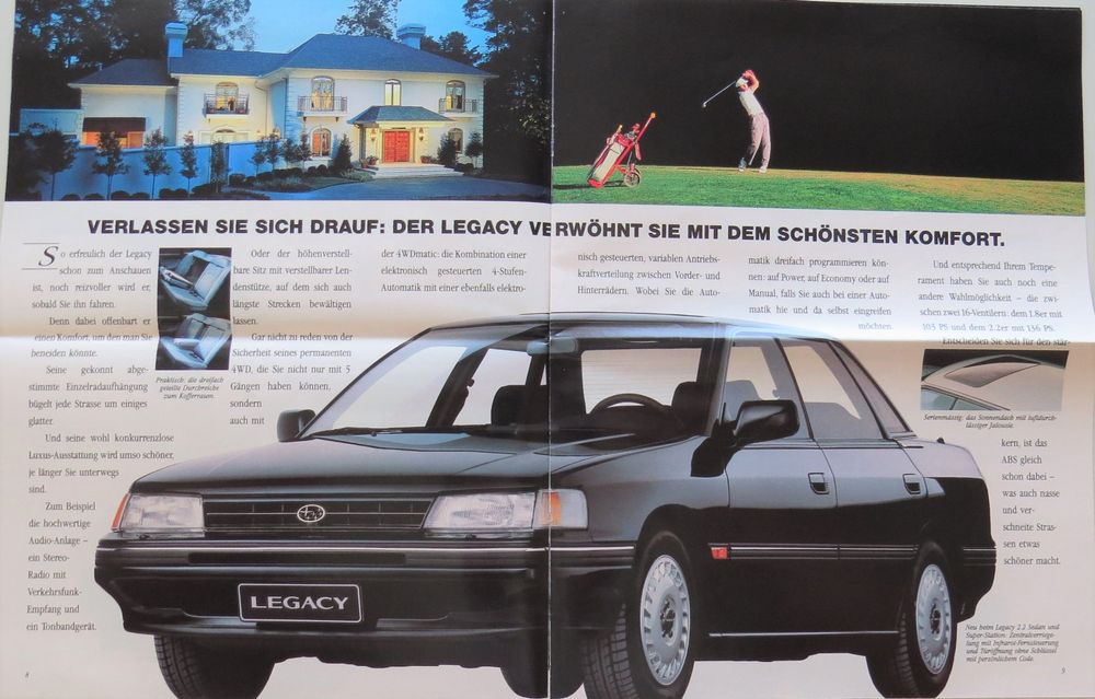 Prospekt Subarau 1991 inkl. Preisliste ( CH ) | Kaufen auf Ricardo