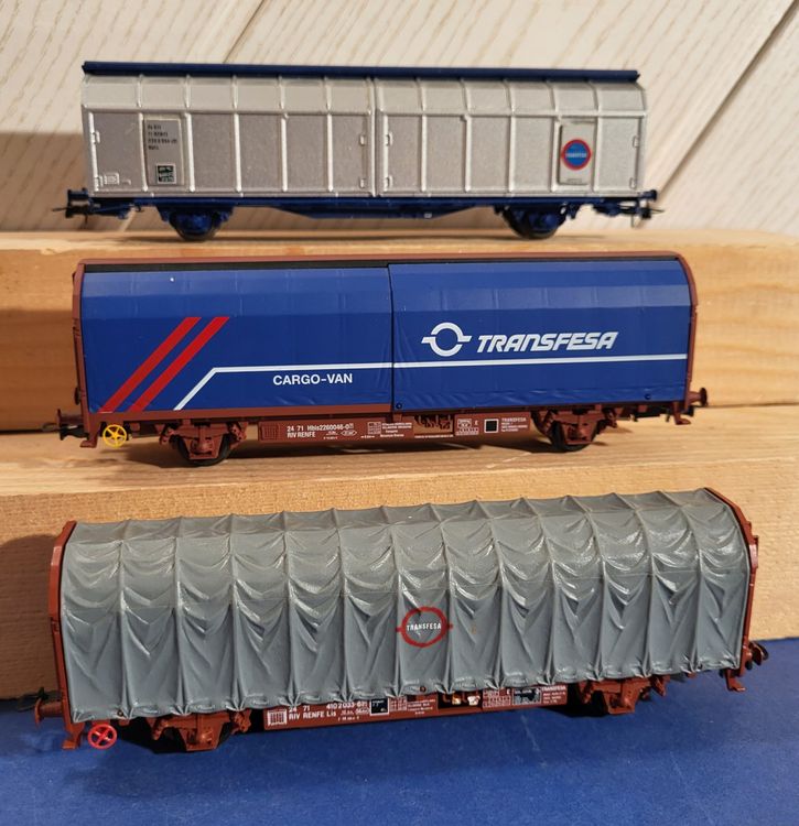 SBB - RENFE - 3 Wagen "TRANSVESA" - 2xELEKTROTREN / 1xROCO (Gebraucht ...