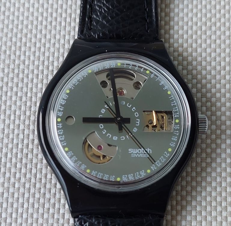 Swatch Automatic SAB100 Blackmotion Black | Kaufen auf Ricardo