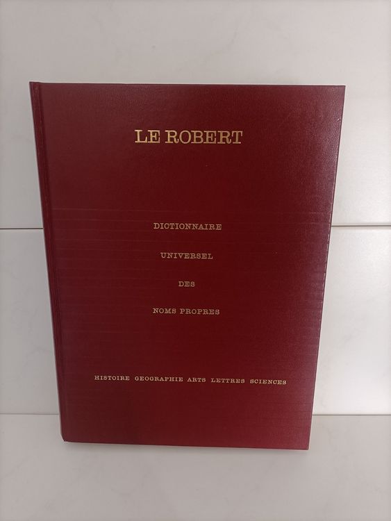 Le Robert – Dictionnaire universel des noms propres -1- 1980 | Kaufen ...