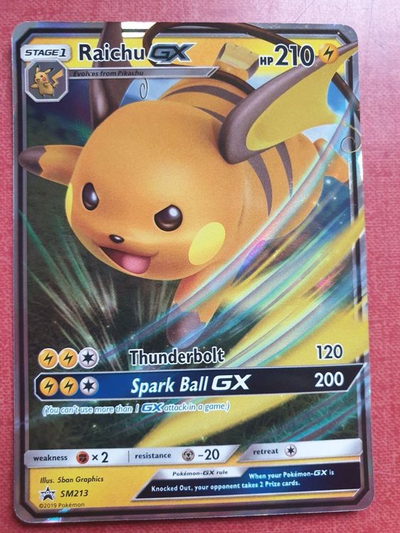 pokemon karte Raichu Gx | Kaufen auf Ricardo