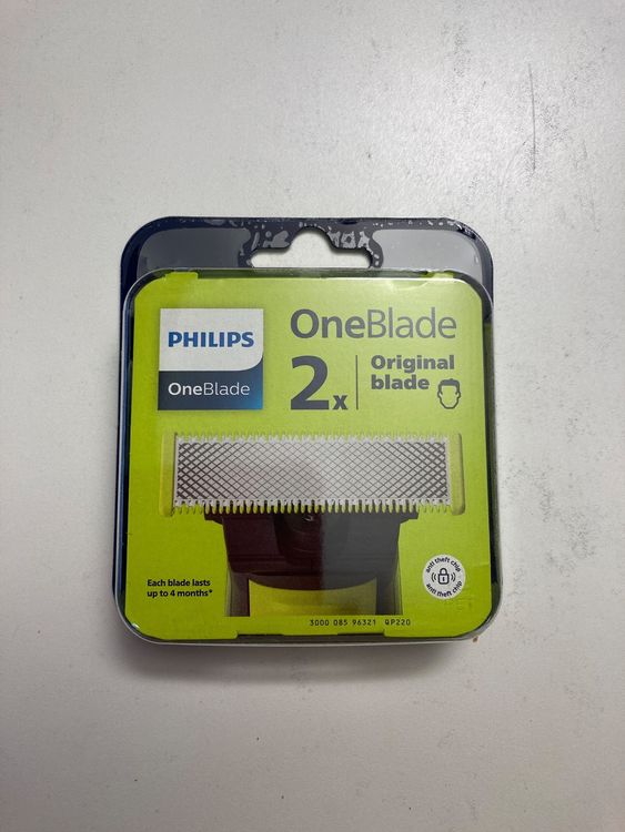 Philips OneBlade 2x Originalblade (Neu und originalverpackt) in Zürich ...