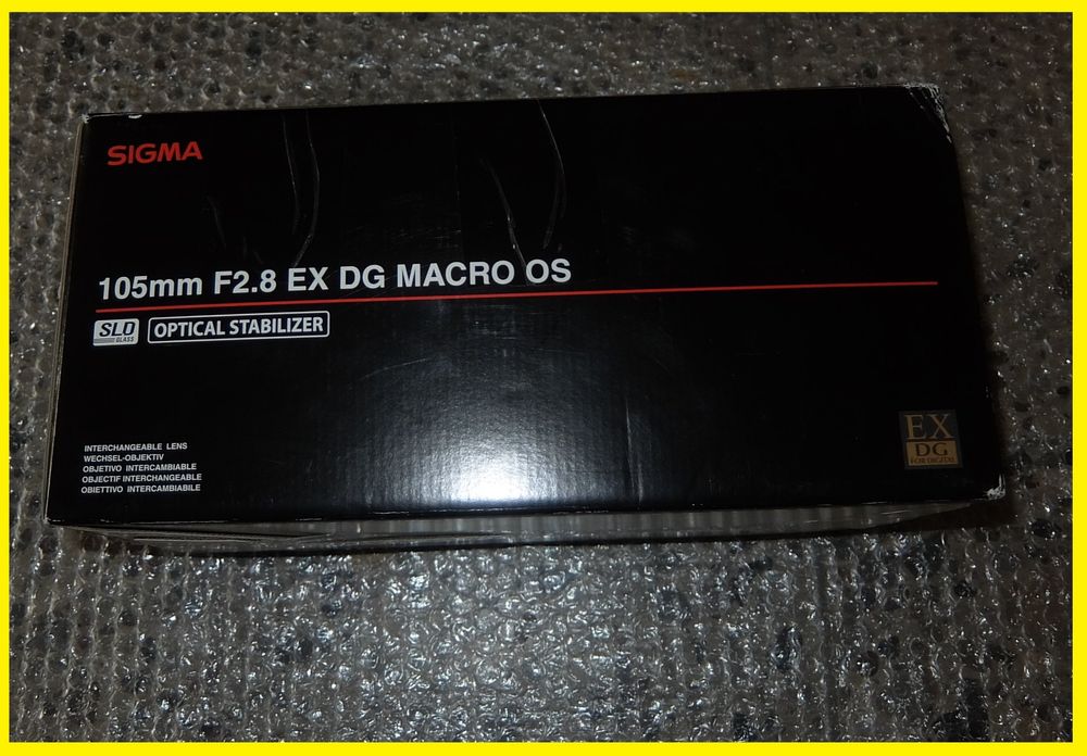 SIGMA 105mm f2 8 EX DG MACRO OS OPTICAL STABILIZER für NIKON (Gebraucht ...