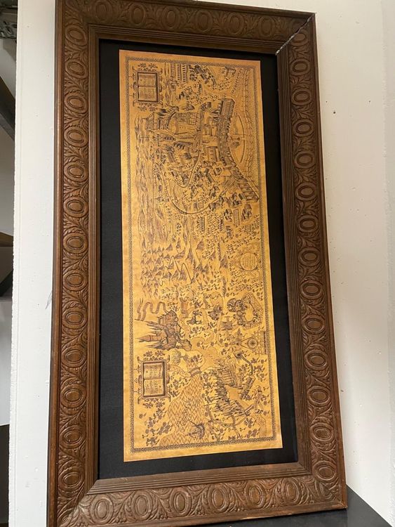 Harry Potter Karte der Rumtreibers, gerahmt, Wanddeko! (Gebraucht) in Wiedlisbach für CHF 20 ...
