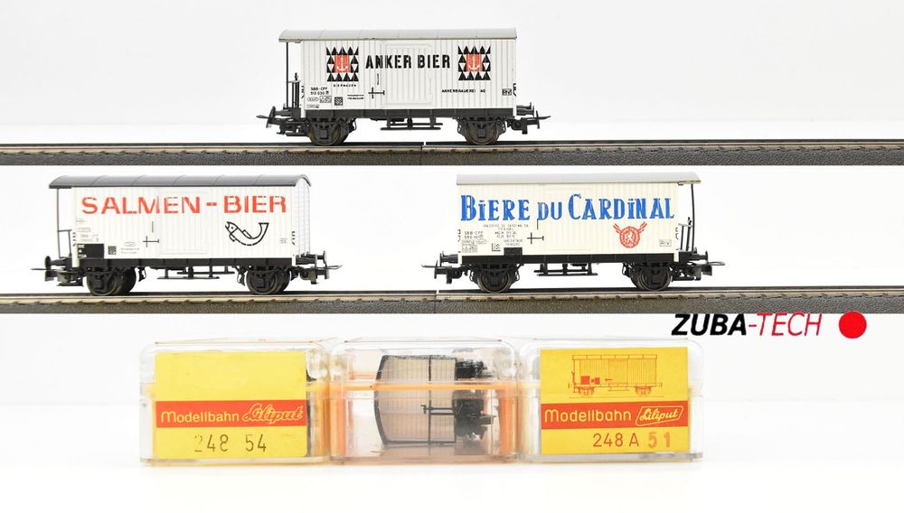 Liliput 3x gedeckte Güterwagen der SBB H0 GS mit OVP | Kaufen auf Ricardo