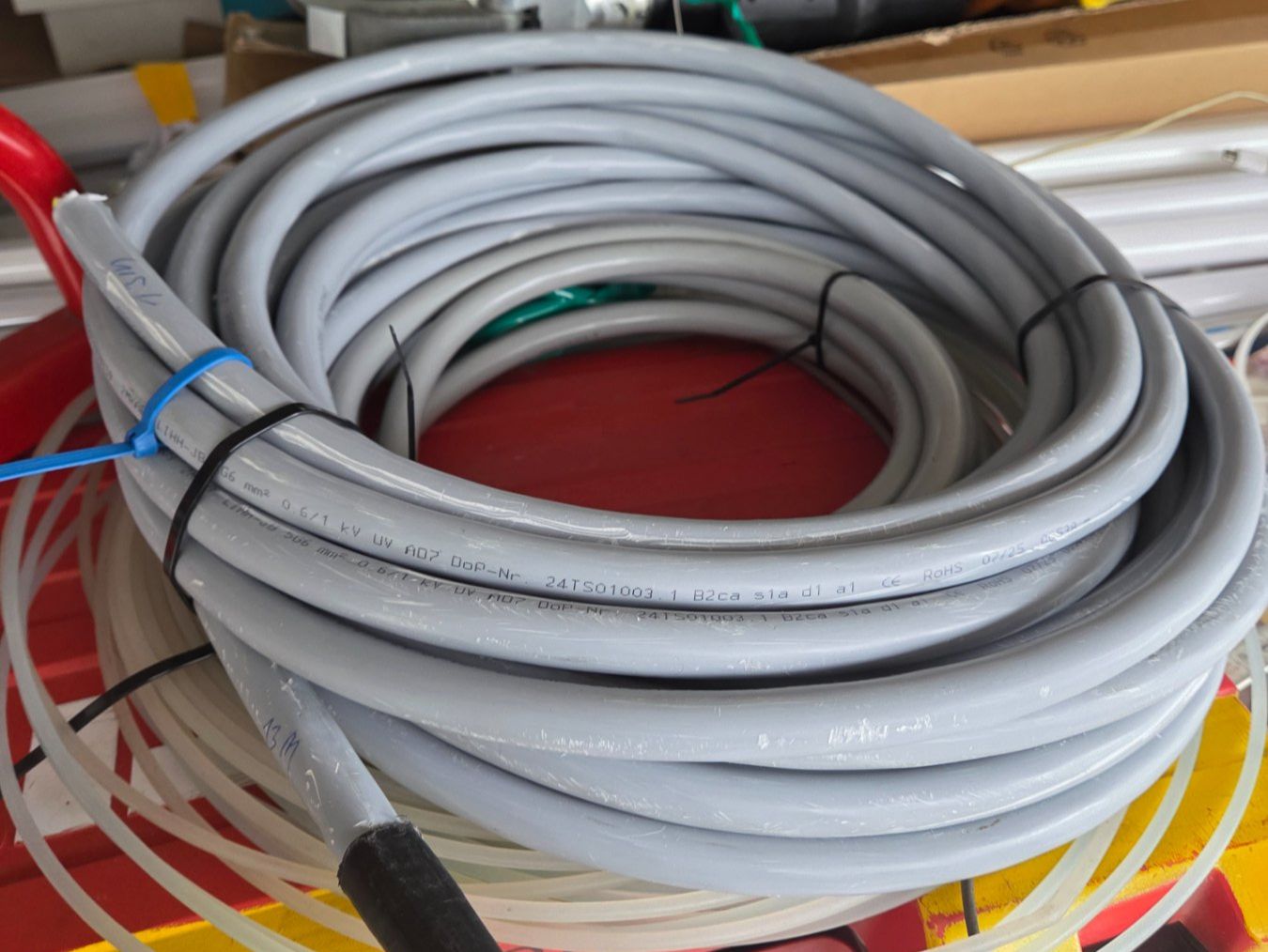 Kabel 5x6 5G6 Litze 3LNPE 13m verlägekabel instationskabel (Gebraucht ...