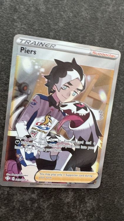 Pokémon Karte - Piers Trainer Full Art - Top Zustand! (Neu (gemäss ...