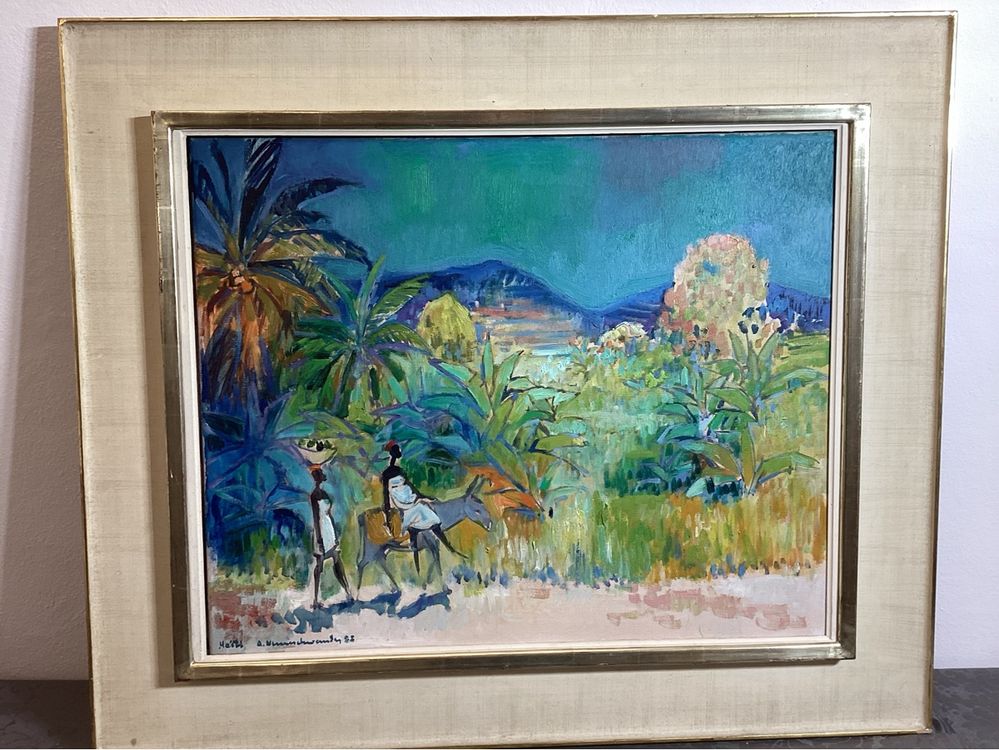 Albert NEUENSCHWANDER (1902-1984) tableau peinture sur toile (Gebraucht ...