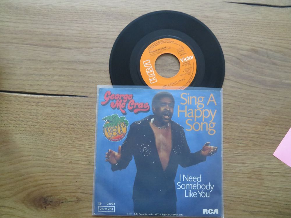 George McCrae - Sing A Happy Song Single Schallplatte (Neu (gemäss ...