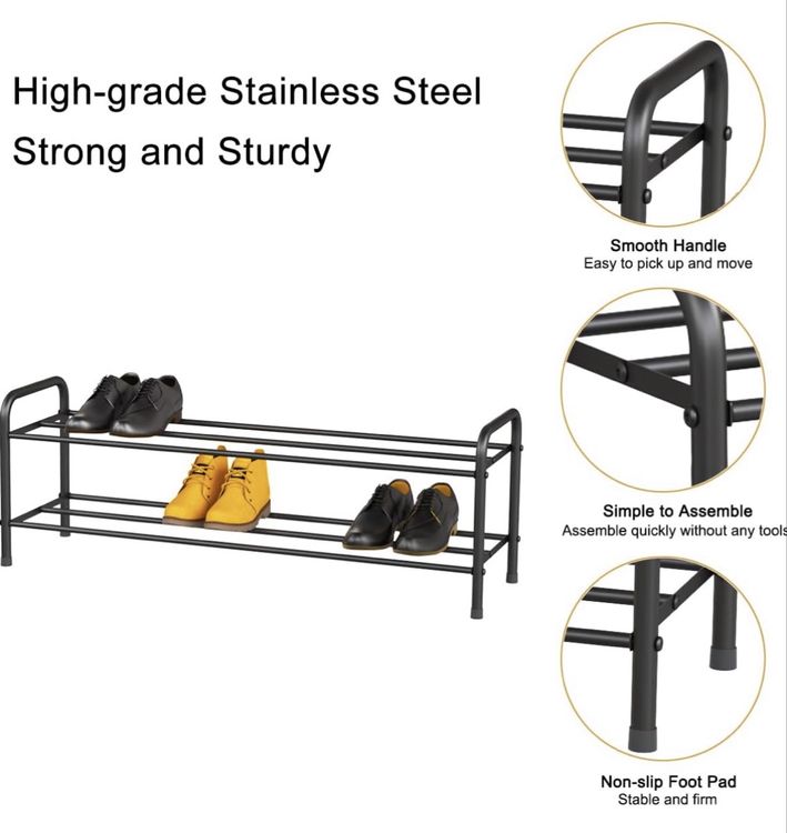 Shoe Rack - Stainless Steel, Strong & Sturdy (Gebraucht) in Basel für ...