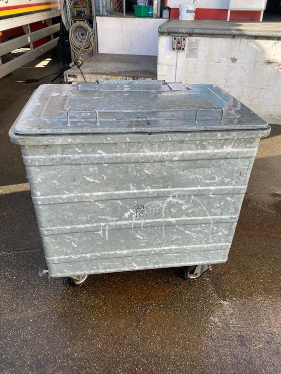 Abfallcontainer Verwo mit 4 lenkbare Rollen 800l Volumen | Kaufen auf Ricardo