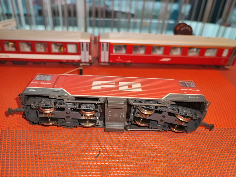 Modellbahn BEMO Lok Ge 4/4 und Personenwagen Furka Oberalp (Gebraucht) in Mosnang für CHF 95 ...