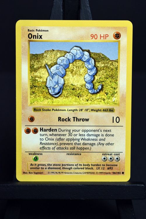 Pokémon Onix Base Set SHADOWLESS (Gebraucht) in Savosa für CHF 4 – mit ...