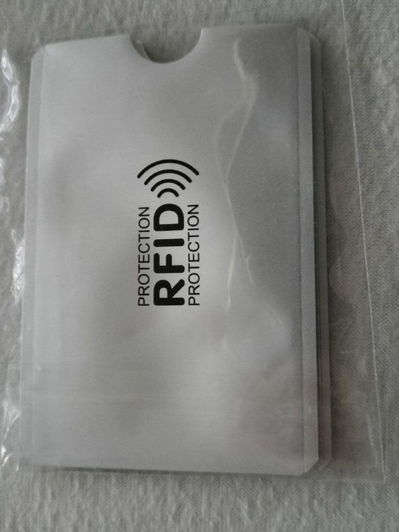 Rfid Card Protection 5er Pack protect Cards from Cyberspace | Kaufen ...