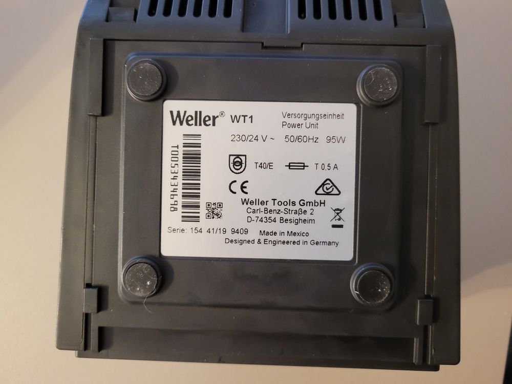 Station de soudure Weller WT1 (incl. fer à souder WSP 80) (D'occasion ...