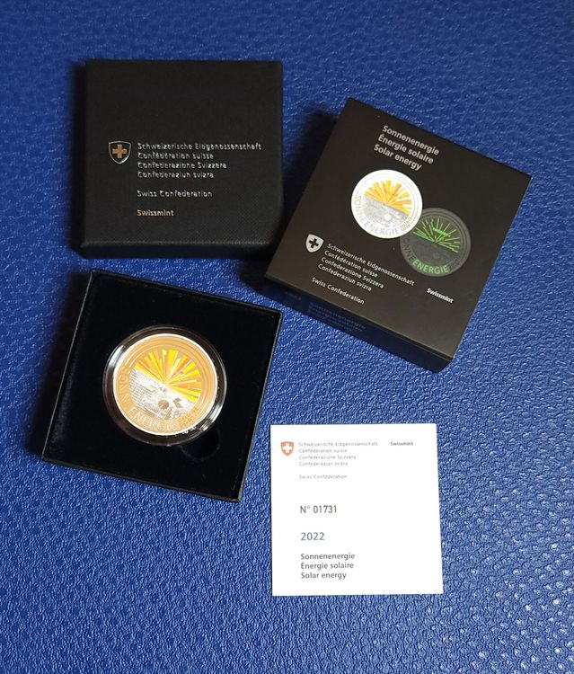 20 Fr "Sonnenenergie" 2022 PP (Neu und originalverpackt) in Hittnau für CHF 70 – mit Lieferung ...