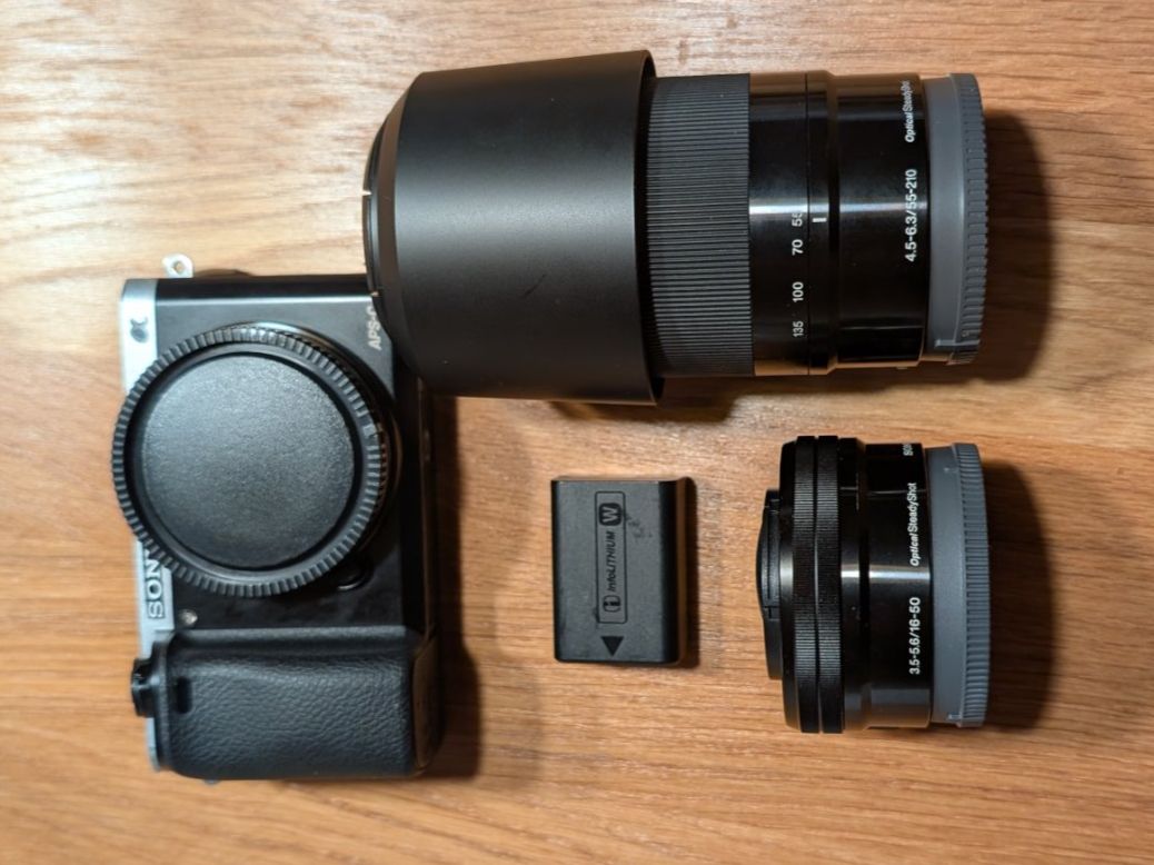 Sony Alpha 6000 a6000 + 2 Objektive 16-50 55-210 *3595 Ausl* (Gebraucht ...