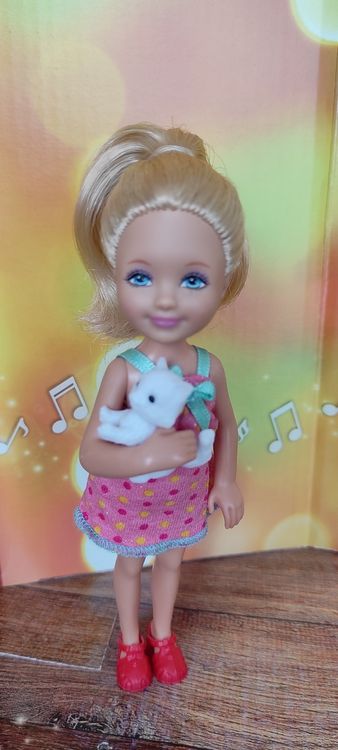 Mattel Barbie Kelly Chelsea mit süssem Kätzchen (Gebraucht) in ...